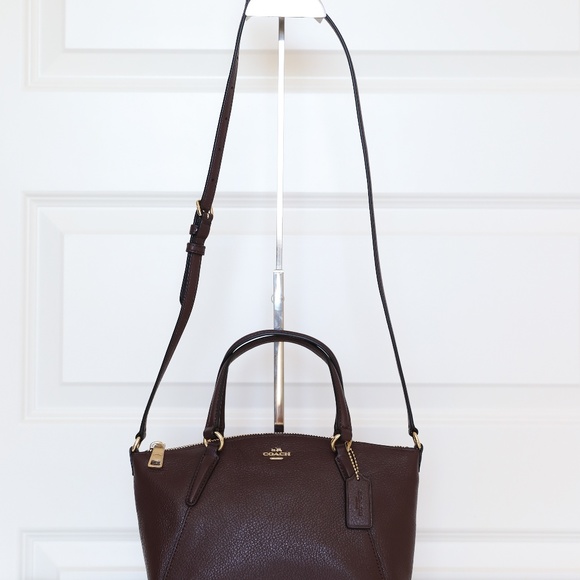 Coach | Bags | Coach F57563 Mini Kelsey In Pebble Leather Satchel ...